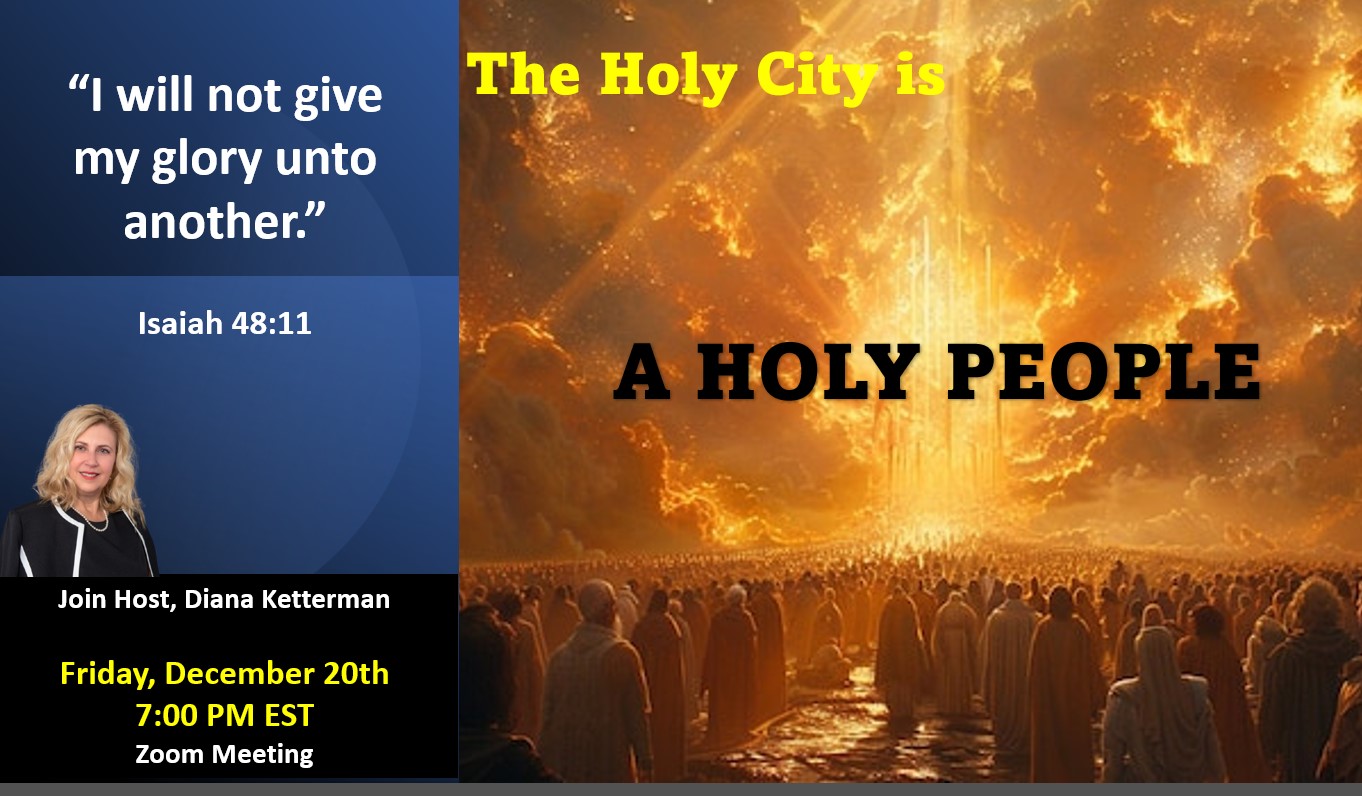 The Holy City is a Holy People